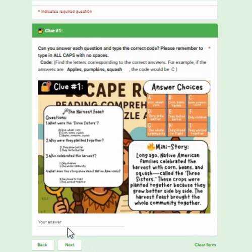 Native American Escape Room Activity,Reading Comprehension & Social ...