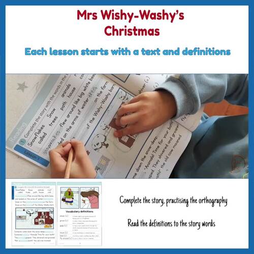 Mrs. Wishy-Washy's Christmas | Workbook | Printable |Worksheets by ...