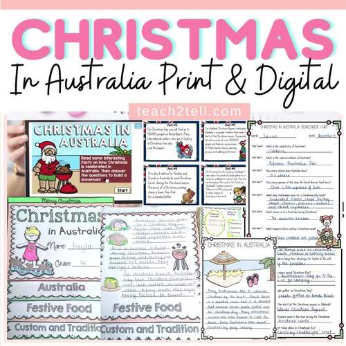 Christmas Around the World | Christmas in Australia Print & Digital