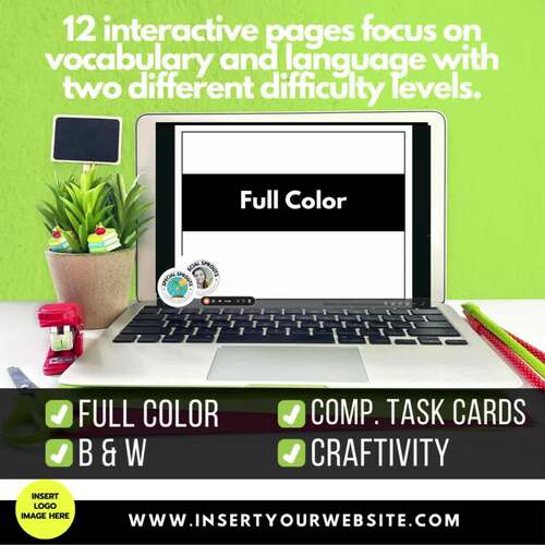 Interactive Adapted Book w/ Comprehension Questions | Vegetable Garden ...