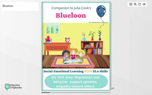 Blueloon Interactive Read Aloud Lesson Plan Book Companion, ELA, SEL ...