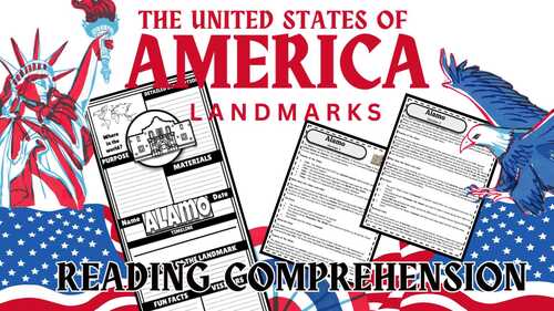 Statue of Liberty New York Reading Comprehension US Landmarks Research ...