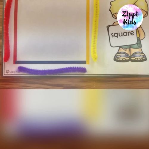 Pipe Cleaner Shapes Activities, Morning Tubs, Math Centers, 2D Shapes ...