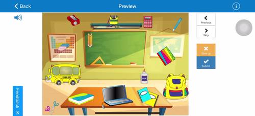 Following Instructions (with audio) | School Spatial Preposition (No ...