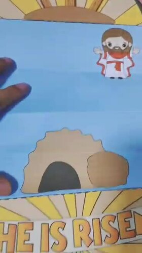 He is Risen Crafts Flipbook Minibook Jesus Christ is Risen Activities ...