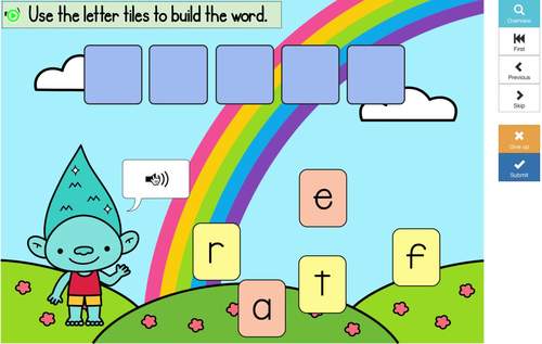 First Grade Sight Word Spelling | BOOM CARDS | Set 1 by Teaching Literacy