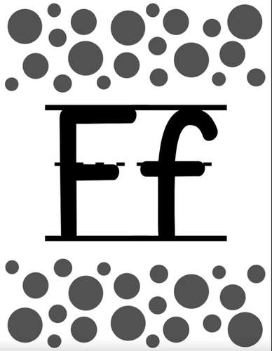 Gray Polka Dot Party Alphabet Posters: Set #1 by Magical Miss Meg