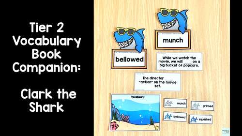 Tier 2 Vocabulary Book Companion Activities for Back to School Speech ...