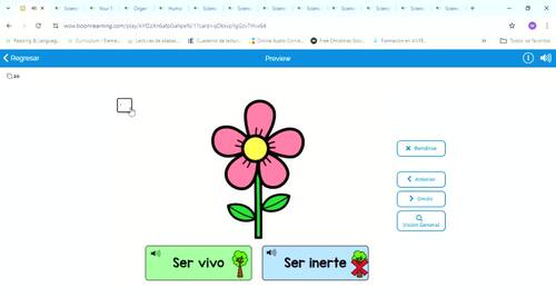 Seres vivos BOOM CARD | Living Things Digital Science Activity in Spanish