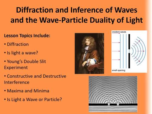 Diffraction and interference of waves - A Physics PowerPoint Package
