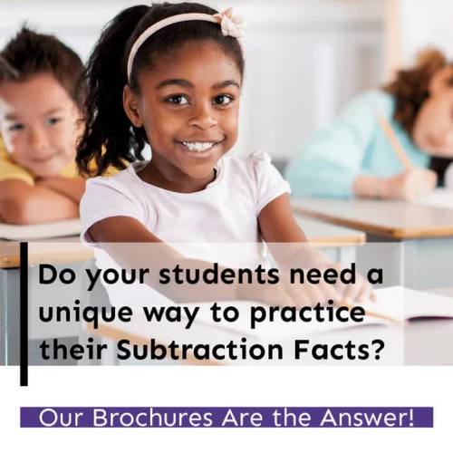 1s Subtraction Brochures | 1s Subtraction Facts Practice Differences to 20