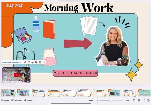 Daily Agenda Editable Classroom Slides, Embedded Videos, Ready to Use ...