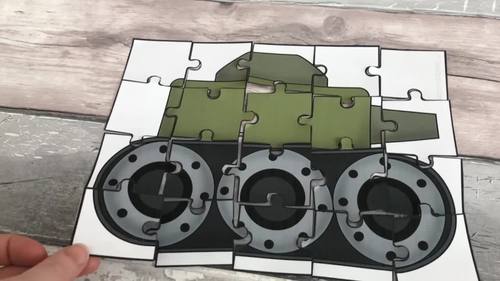 Memorial Day Activities | Jigsaw Puzzles by Teaching Autism | TPT