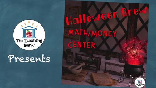 Halloween Money Math Center by The Teaching Bank | TPT