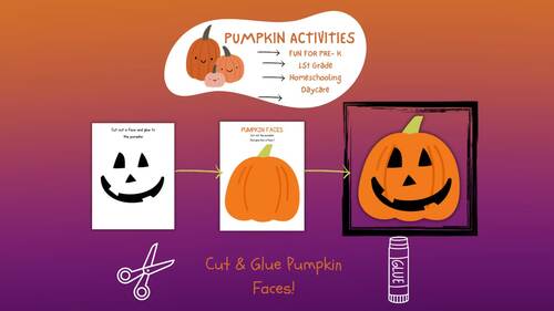 Pumpkin Activities, Preschool Learning Fall, Kids Fall Activities, K ...