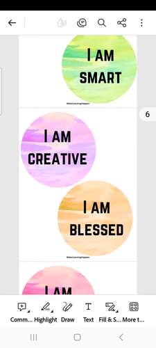 Colorful mirror affirmation cards by Make Learning Happen | TPT