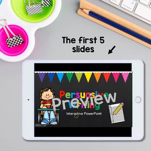 Persuasive Writing PowerPoint by Terrific Teaching Tactics | TpT