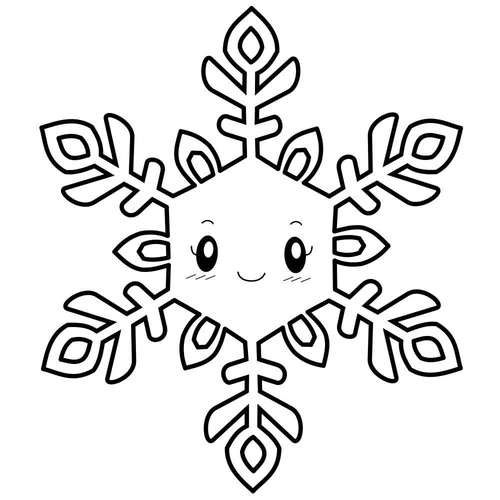 Clipart : Smiling Snowflakes (2) - 20 Colors! by Jaimie Navy | TpT