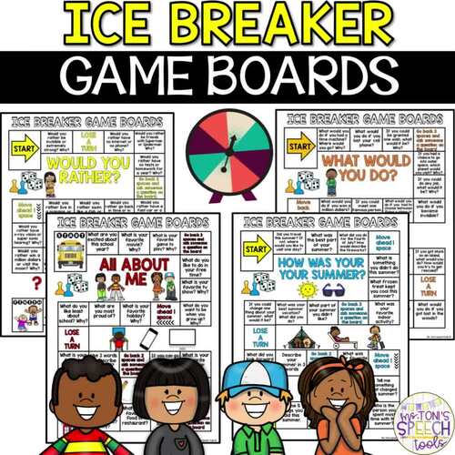 First Week of School Ice Breaker Editable Game Boards | Getting to Know You