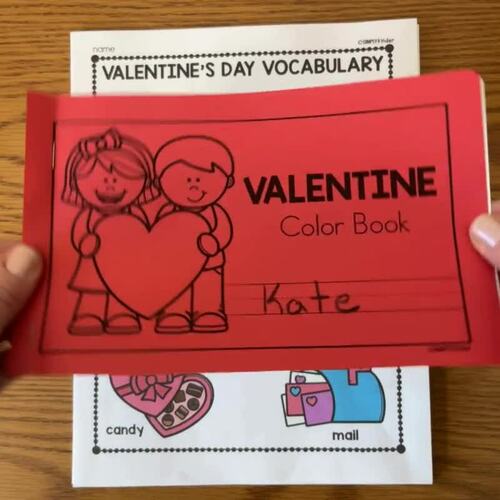 Valentines Day NO PREP Activities Packet Kindergarten, Craft, Writing ...