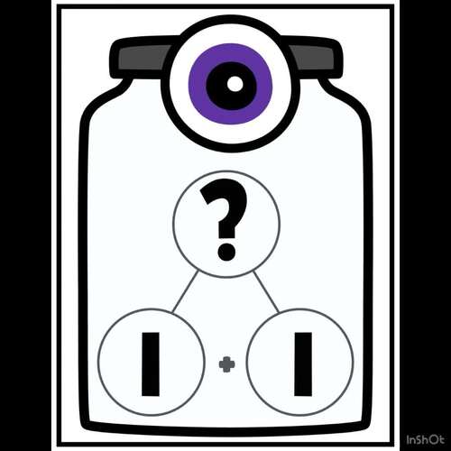 Mental Math | Adding Doubles | Halloween Theme Matching Cards + Posters