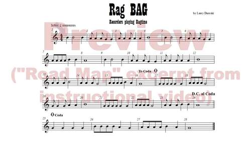 Recorder Play-Along "Rag BAG" - Fisher Peak Recorder Series by Peak ...