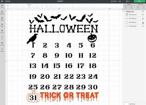 Halloween Countdown SVG by BlackSnowShopTH | TPT