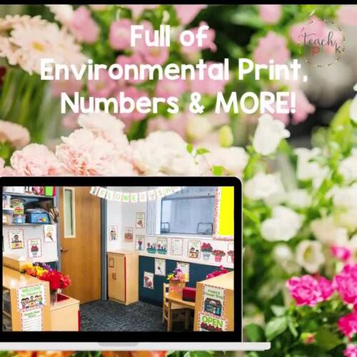 Flower Shop Dramatic Play Center by Teach PreK | TPT