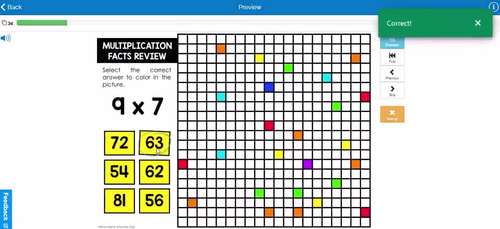 Multiplication Facts 2 to 10 Boom Cards Bundle End of Year Review