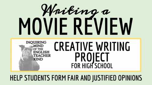 Writing a Review of a Movie, Television Show, or Book for High School