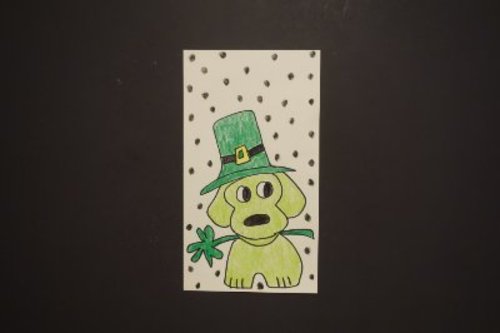 Let's Draw a St. Patrick's Day Puppy! by Patty Fernandez Artist | TpT