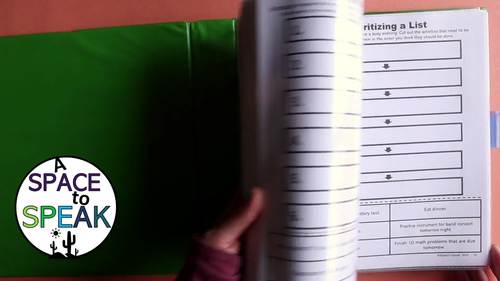 Executive Functioning Activities for Teens Bundle by A Space to Speak