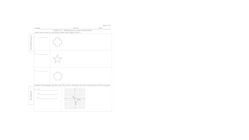 Transformations Bundle - 2 quiz, 2 reviews & 5 tests - Rot, Ref, Trans ...