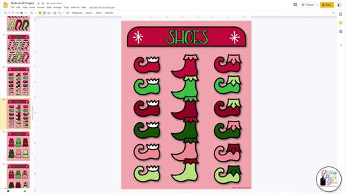 Digital Build An Elf Craft & Writing Prompts for Distance Learning
