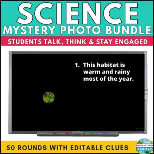 Science Mini Lesson Guessing Game Bundle | Discussion Activities 3-5 Grade