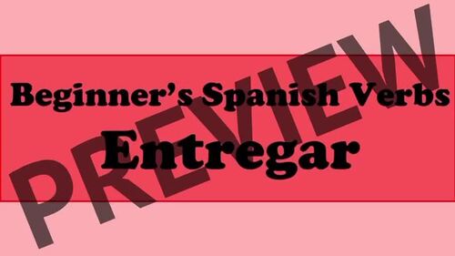 entregar conjugation