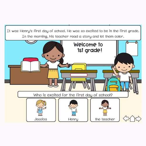 Fall WH Question Scenes | Boom Cards for Speech by Speechin Made Easy