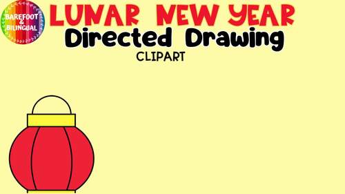 Lunar New Year Directed Drawing Clipart | Step by Step Drawing Clip Art ...
