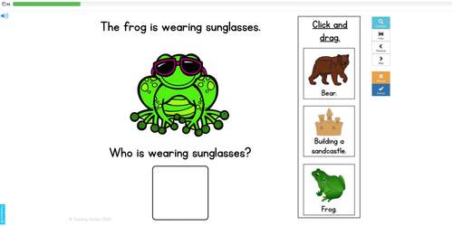 Speech Therapy Boom Cards Summer Wh- Questions | Distance Learning