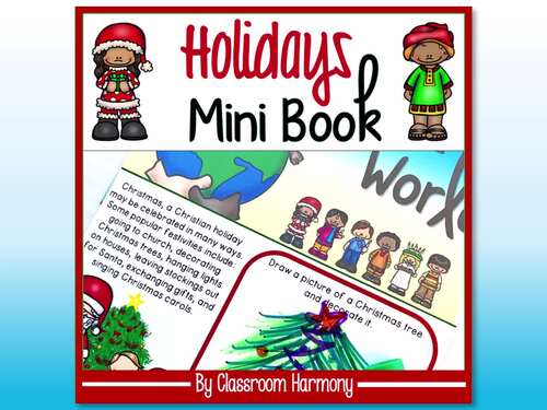 Holidays Around the World Mini Book | Multicultural SEL & Character Ed ...