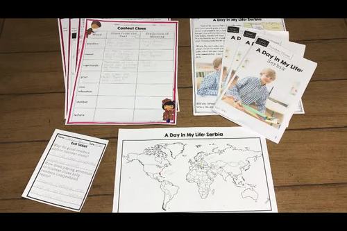 Cultures Around the World Serbia Differentiated Guided Reading ...
