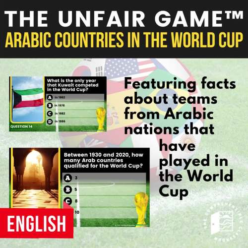The Unfair Game in English: The history of Arab nations in the World Cup