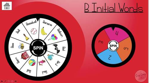 B - Spinners: ALL POSITIONS - NO PREP!! Digital Spinner by Sing Song SLP