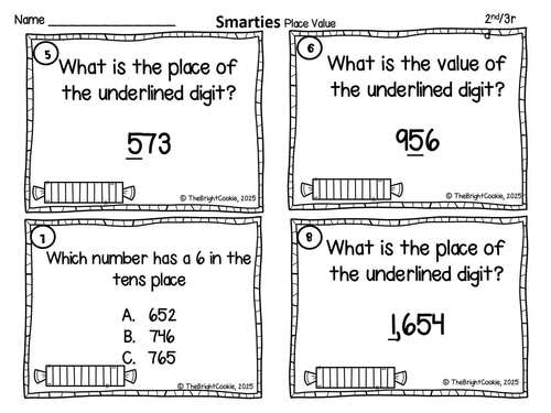 Place Value Station, 3rd Grade Math Activities, 4th Grade Place Value ...