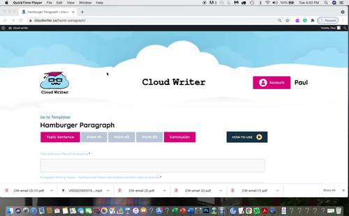 Cloudwriter Academic Paragraph and Essay Writing Software by Cloudwriter