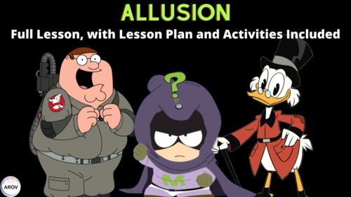 Allusion: AROV"s Lessons on the Go by AROV Education | TPT