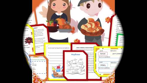 Thanksgiving on Thursday The First Thanksgiving Unit by Mrs Lena