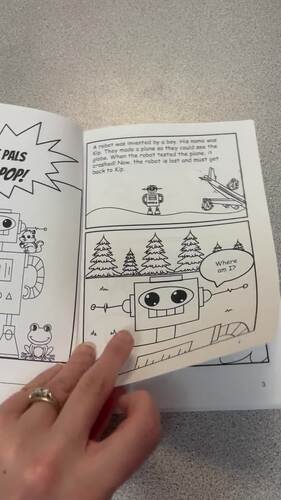 DECODABLE READER- suffix -s -es - PHONICS COMIC BOOK- The Pals Go POP ...