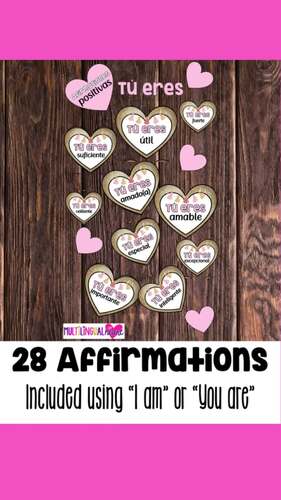 Affirmation Station| English & Spanish | Travel Boho | Decor Theme