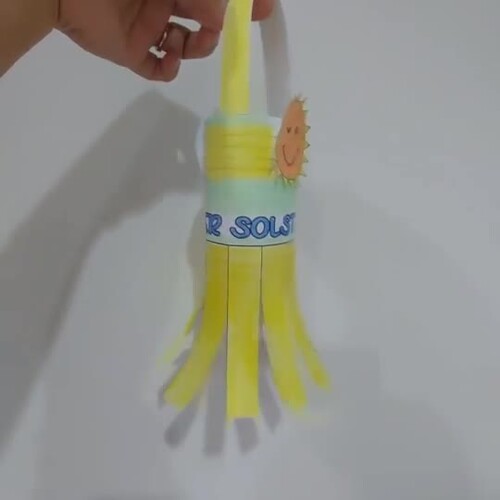 Summer Solstice Activities Craft Windsock / Solstice Projects Coloring ...